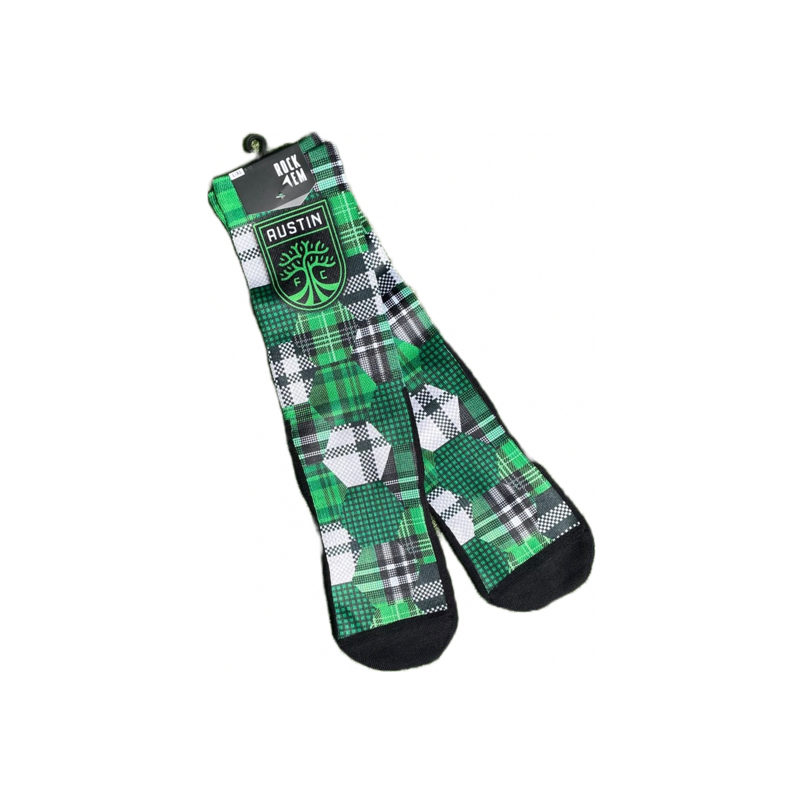 AUSTIN FC PLAID SOCKS – The Verde Van