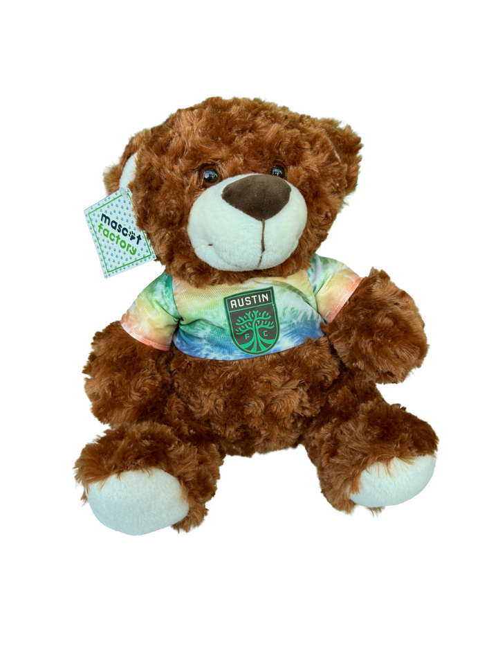 AUSTIN FC PLUSH BELLA BEAR WITH TYE DYE SHIRT – The Verde Van