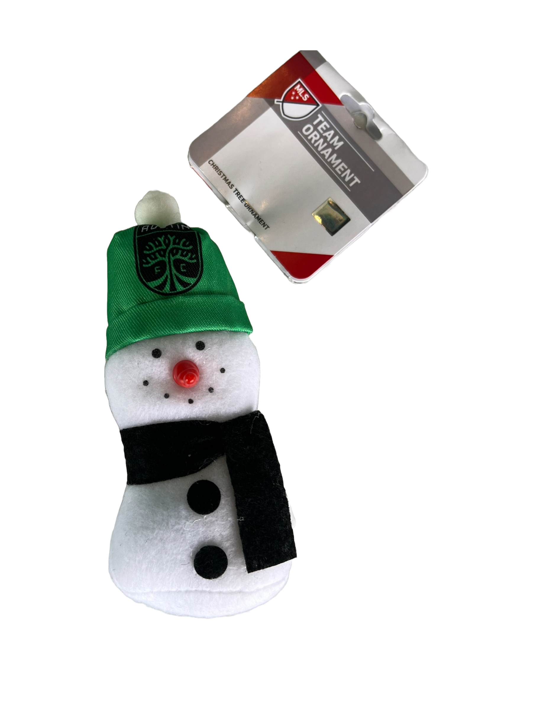 AUSTIN FC ORNAMENT PLUSH SNOWMAN – The Verde Van