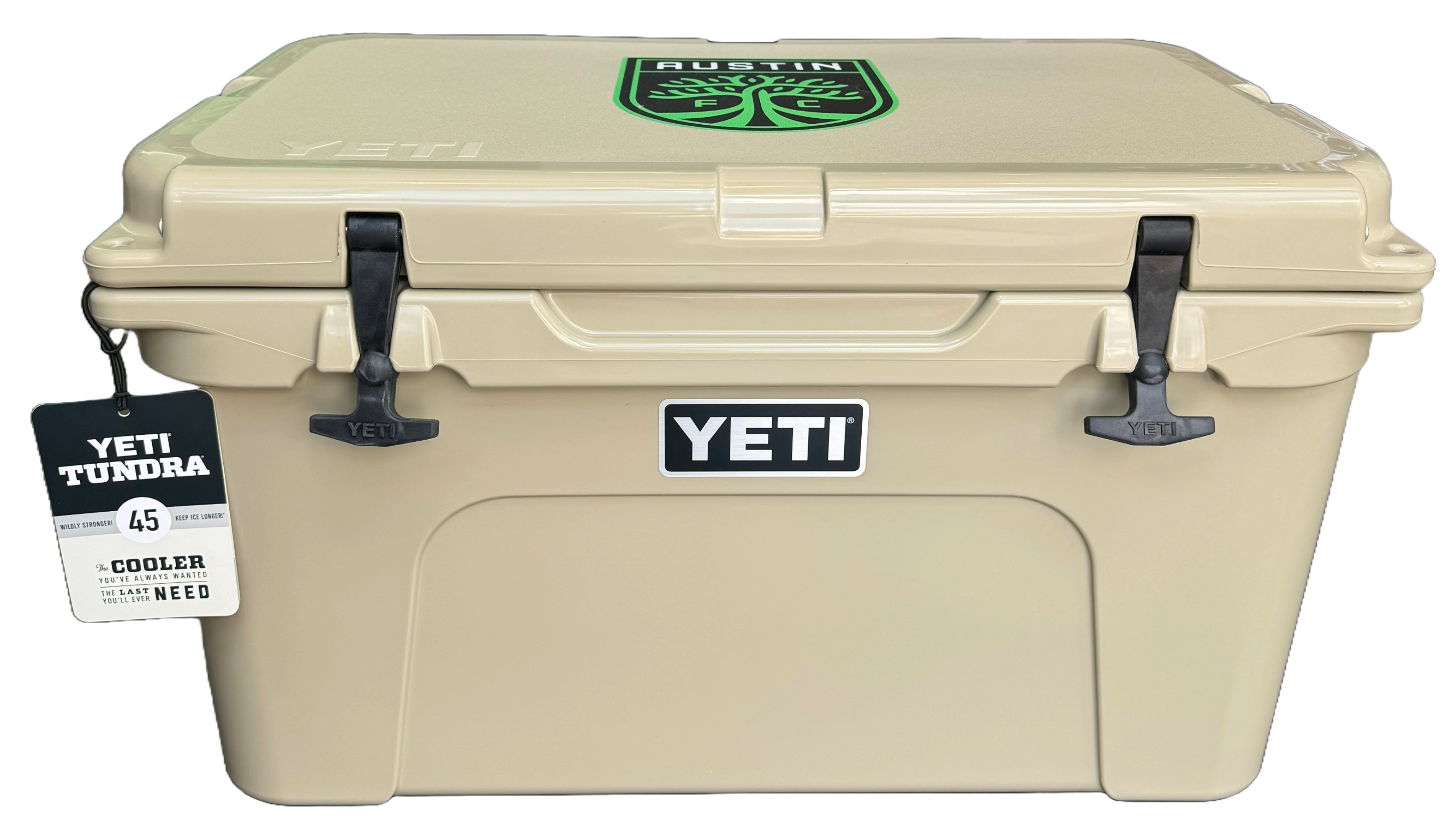 AUSTIN FC YETI TUNDRA 45 PRIMARY LOGO TAN – The Verde Van